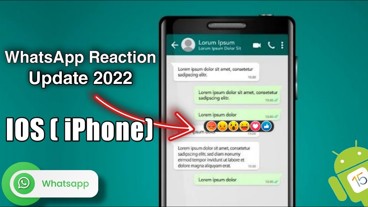 WhatsApp Reaction feature iOS, iPhone (how to react to Whatsapp ...