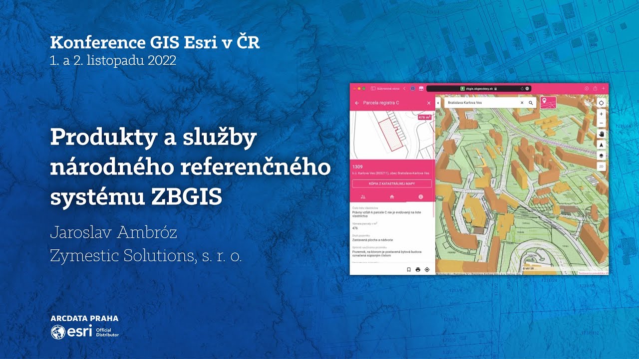 Produkty a služby národného referenčného systému ZBGIS - YouTube