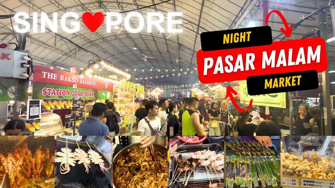 🔥【🇸🇬4K】Singapore Night Market 2023 | Yishun Night Market 🇸🇬🍜🌭🍔 - YouTube