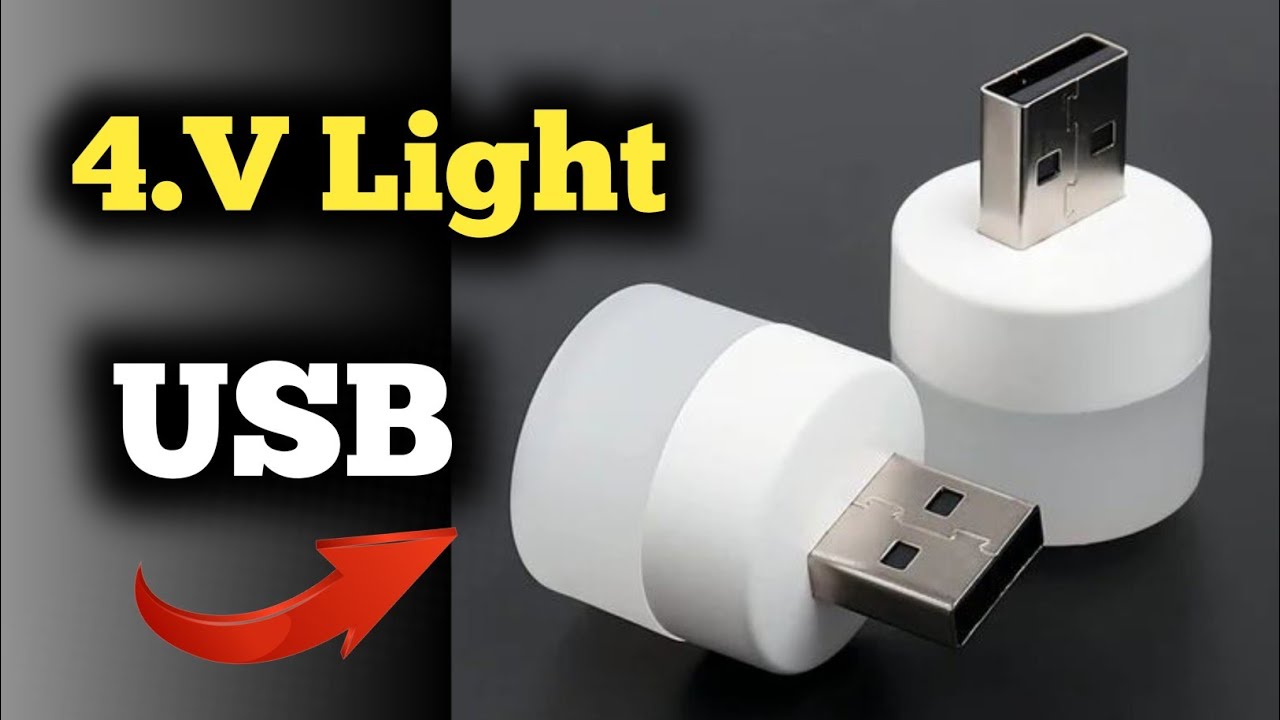 How To Make Mini Usb Light | DC 4.V Light Banana - YouTube