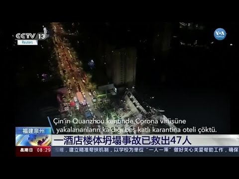 Çin’de karantina altındakilerin kaldığı otel çöktü