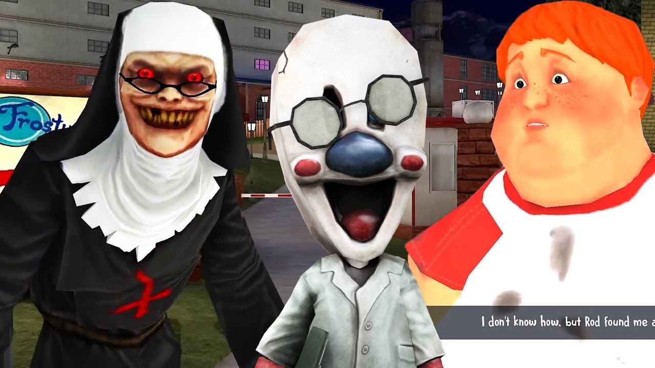 Ice Scream 7 Friends Full History Secret Ending Cutscenes NEW ...