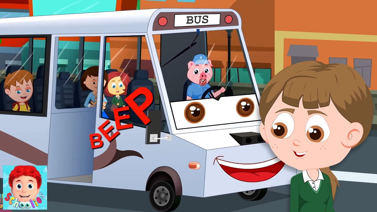 Roues Sur Le Bus, Véhicules de Rue et Comptines Pour Bébés - YouTube