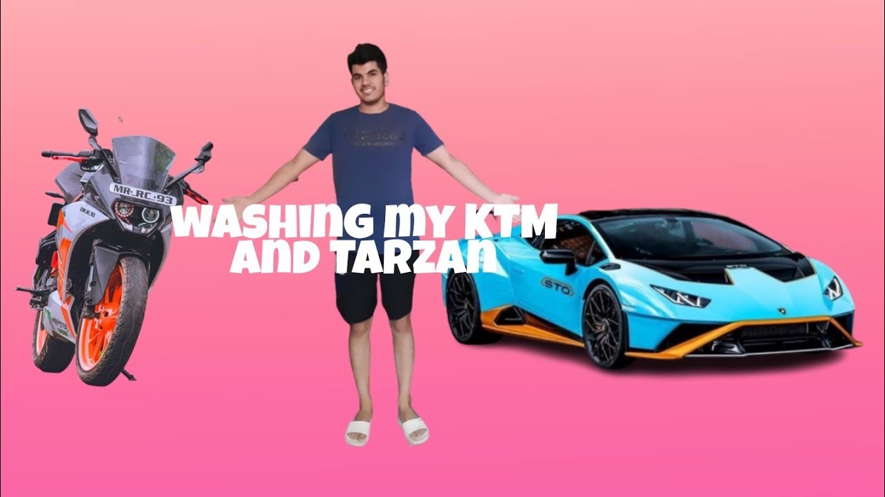 WASHING MY KTM and TARZAN - YouTube