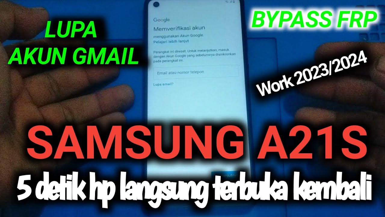 BYPASS FRP SAMSUNG A21S SM-A217F/DS NEW SECURITY 2023/2024|Cara buka ...