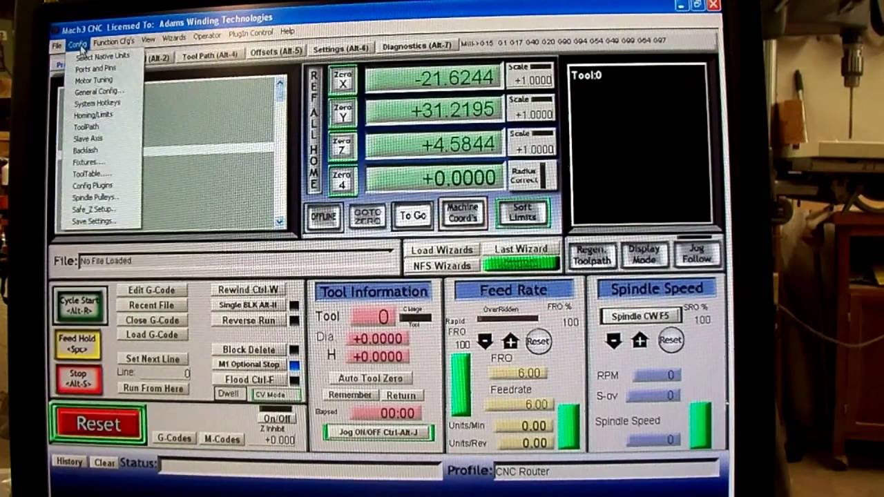 How to Slave the A Axis in Mach 3 - YouTube
