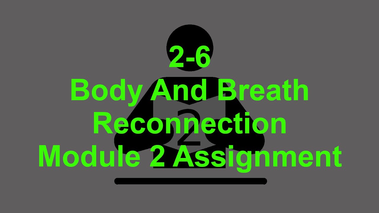 2-6 - Body And Breath Reconnection - Module 2 Assignments - YouTube