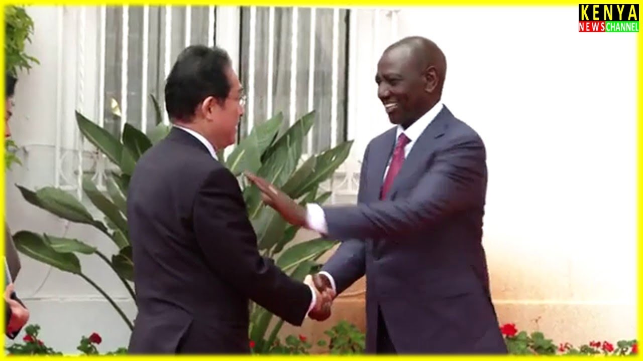 SEE HOW PRESIDENT RUTO WELCOMED JAPAN PRIME MINISTER FUMIO KISHIDA IN ...