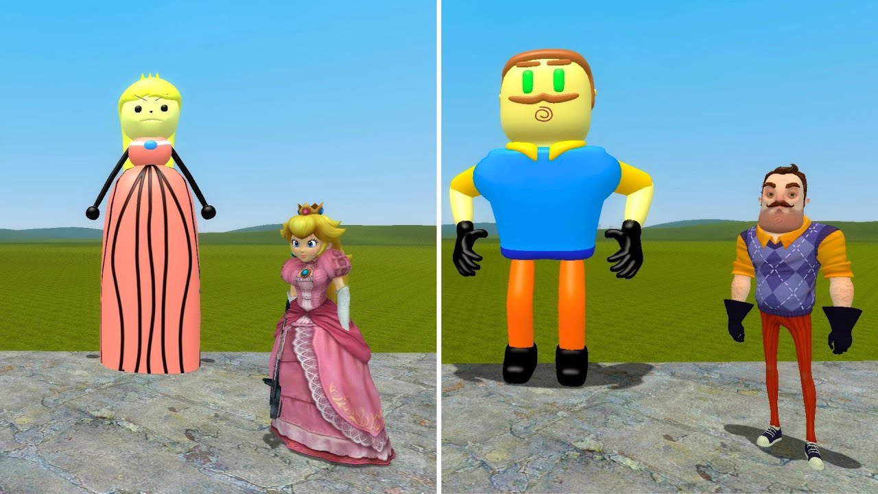 REAL & THE MEMES FROM NEW 3D MEMES NEXTBOT IN Garry's Mod - YouTube