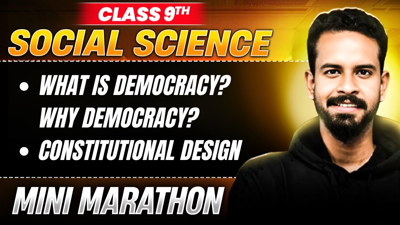 What is Democracy? Why Democracy? | Constitutional Design | Class 9 ...