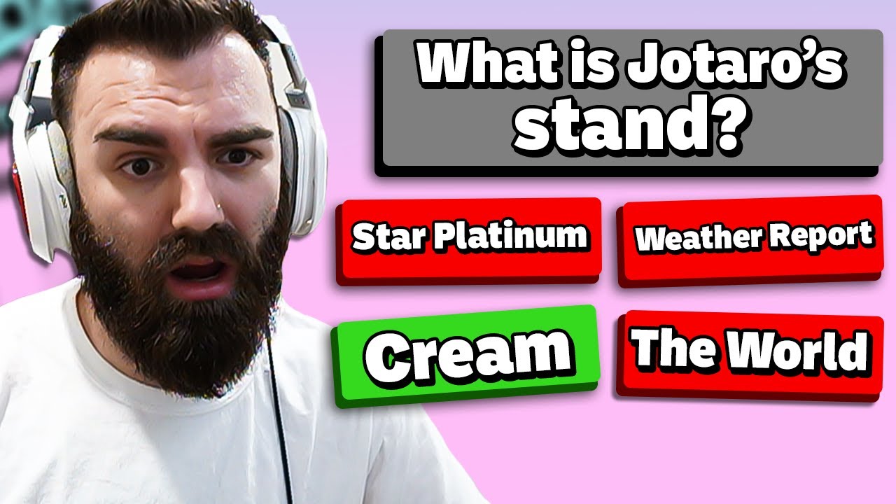 JoJo's NOOB Takes JoJo's Bizarre Adventure Quizzes - YouTube