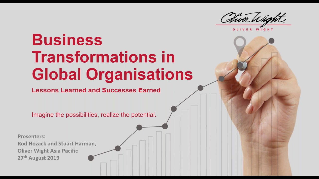 Webinar - Business transformation in global organisations – lessons ...