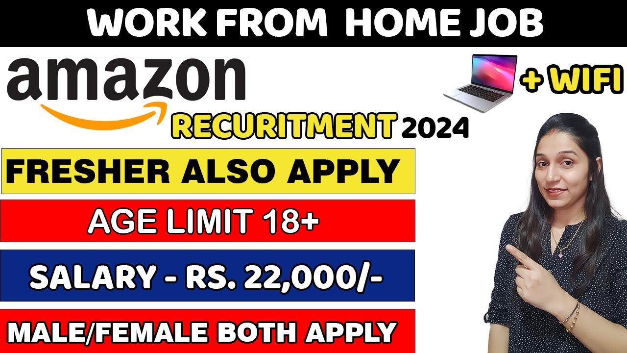 Amazon Recruitment 2024 | 12th Pass Job | Amazon Work From Home Job ...