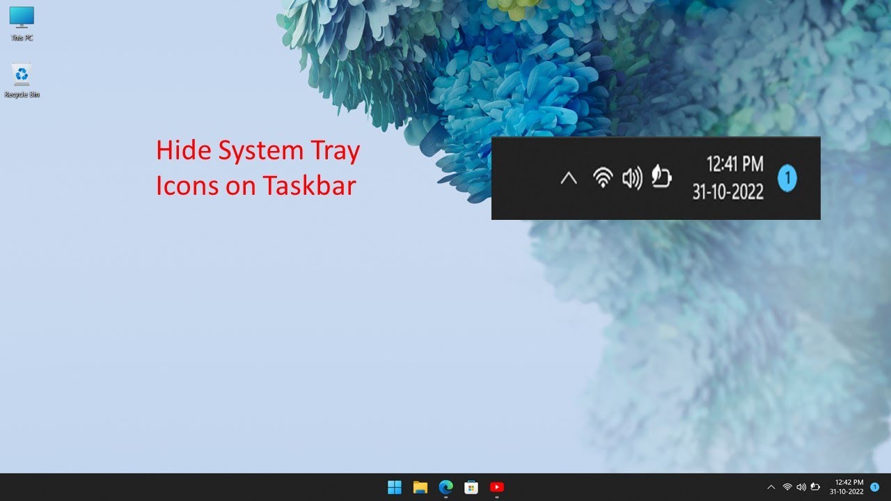 How to Show or Hide Icons In Taskbar or System Tray in Windows 11 22h2 ...