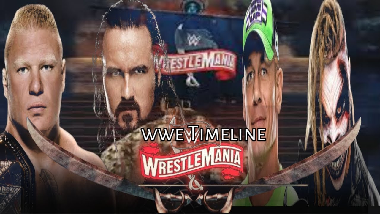 WWE Wrestlemania 36 Matches & Match Card Predictions! WWE Wrestlemania ...