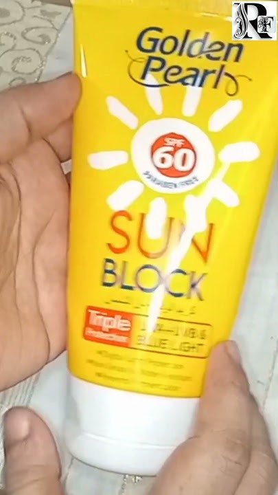 Golden Pearl Sunblock Honest Review #sunblockcream #sunblock #shorts #viral - YouTube