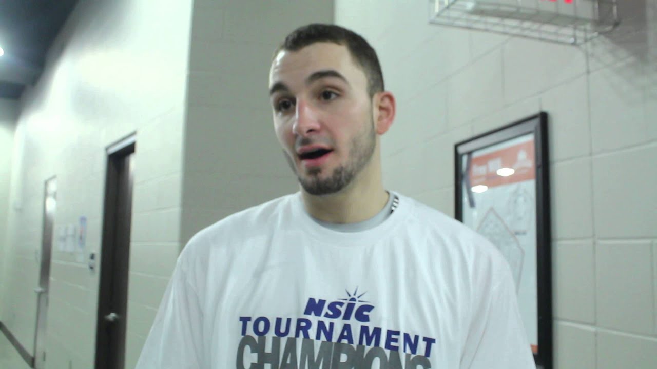 Al Richter on the teams second straight NSIC Tournament Championship ...