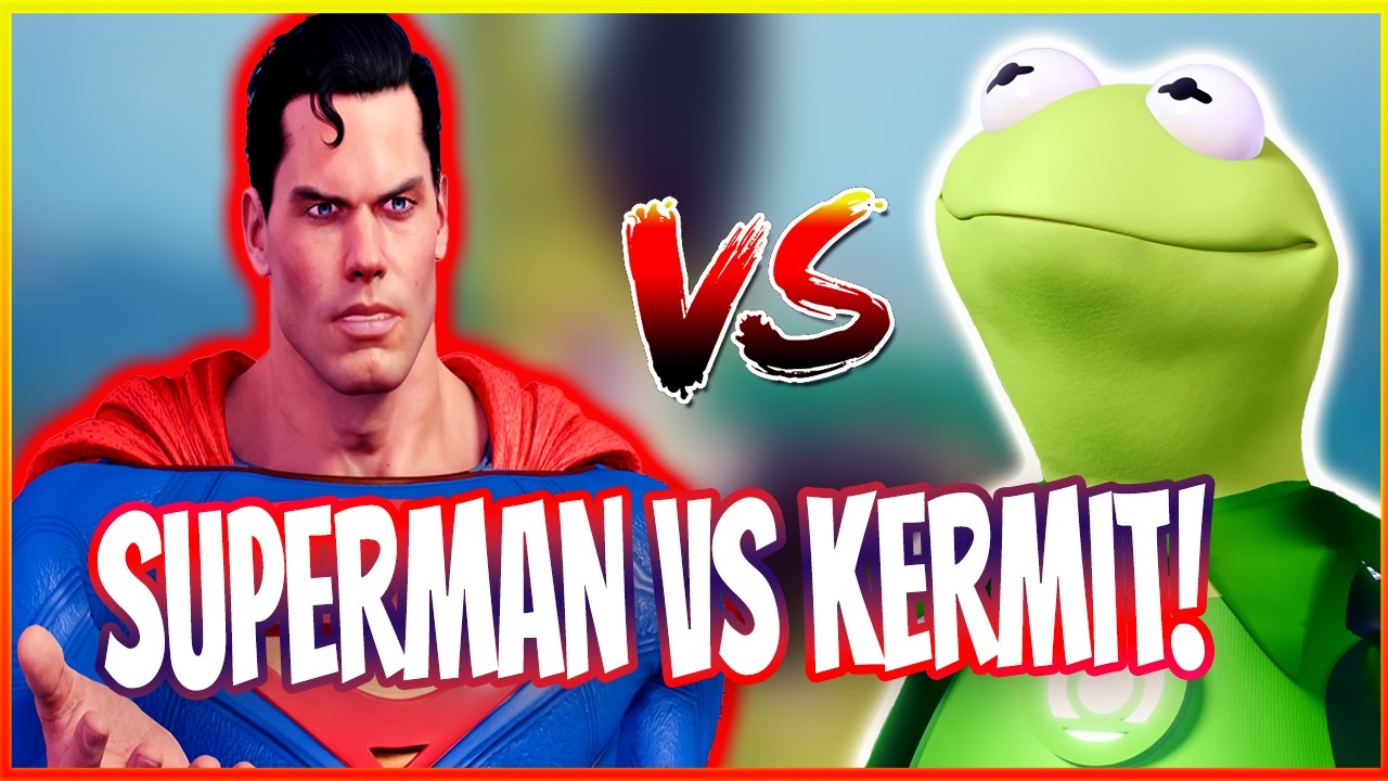Reacting Kermit Vs Superman - YouTube
