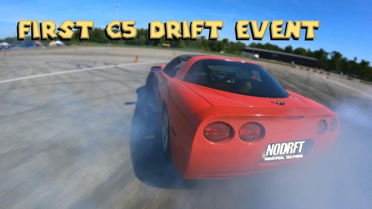 Drifting My C5 for the First Time - YouTube