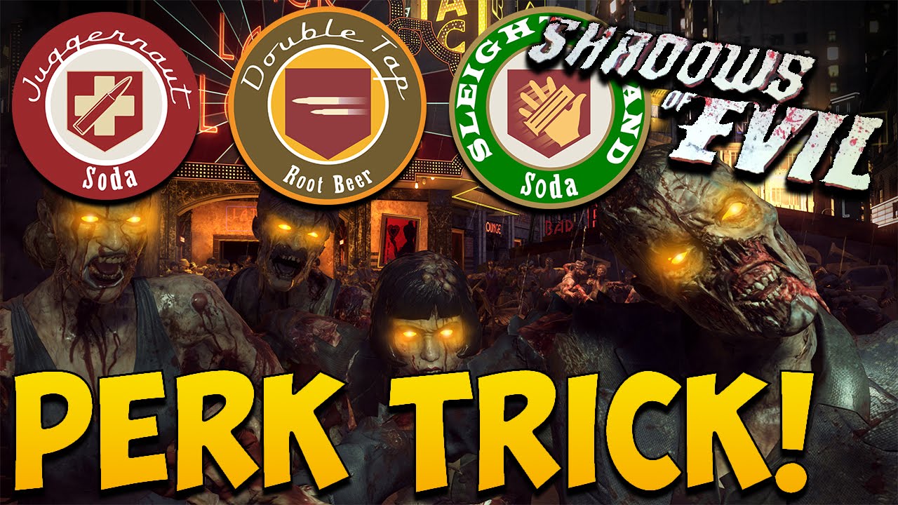 Shadows of Evil: INSANE "Perk Location Trick" in BO3 Zombies "Shadows ...