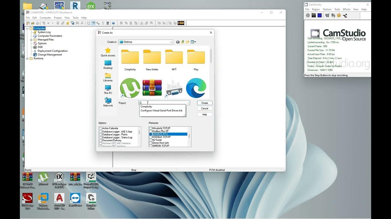 How to create new Project in GE Cimplicity - YouTube