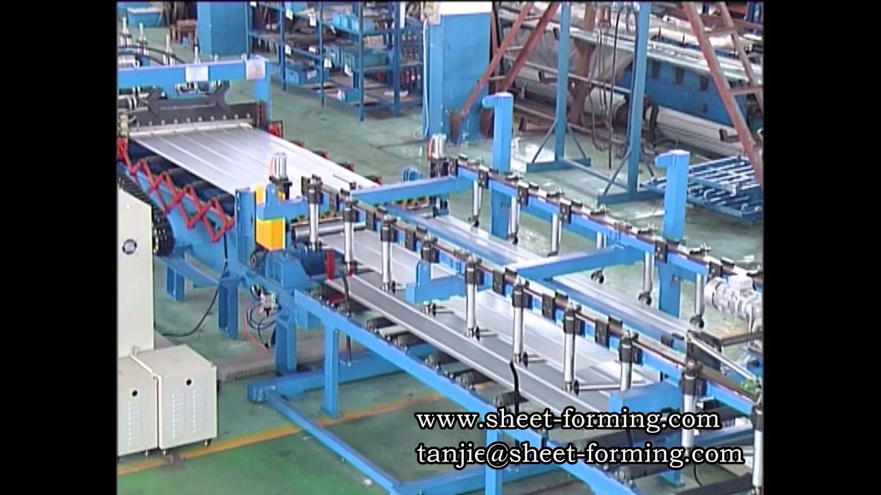 Door Panel Automatic Production Line, Steel Door Panel Roll forming ...