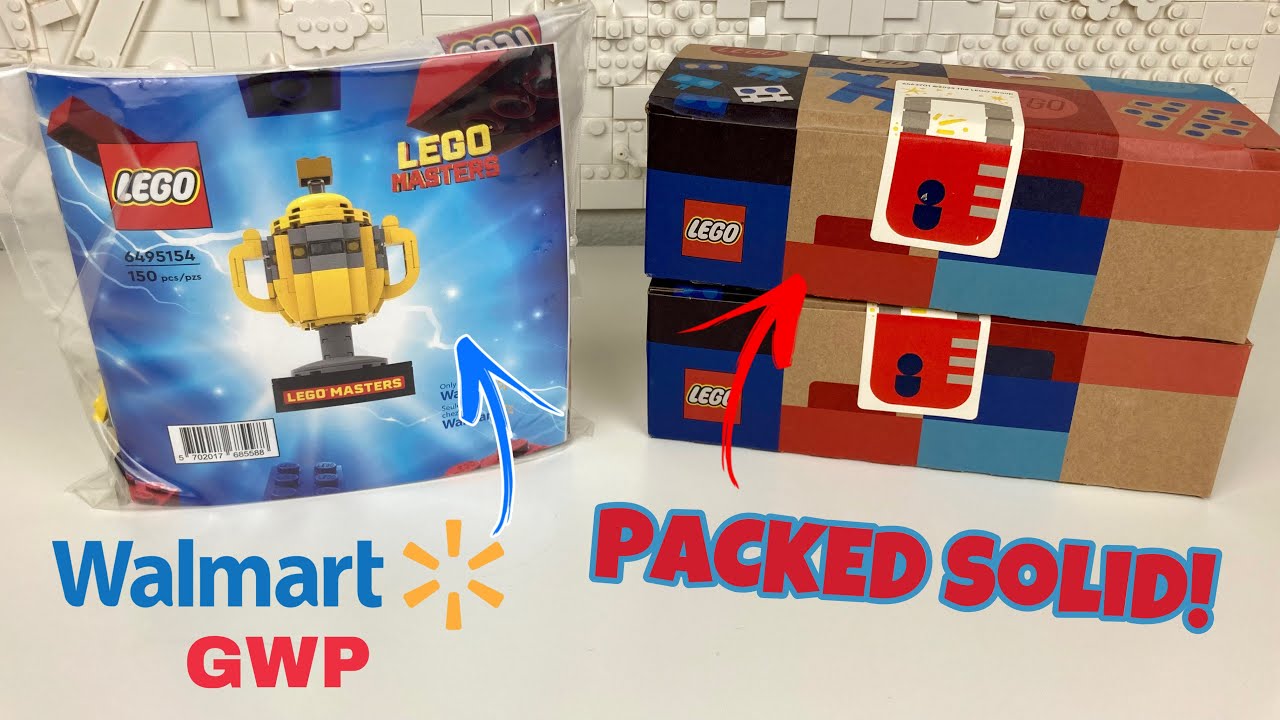 Walmart Exclusive LEGO Masters Trophy & My 1st PAB Boxes - YouTube