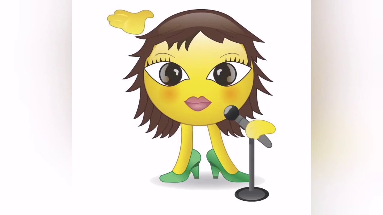 Singer🎶 Smiley Girl🎤 Talking Smileys🎁Free App For You💬 - YouTube