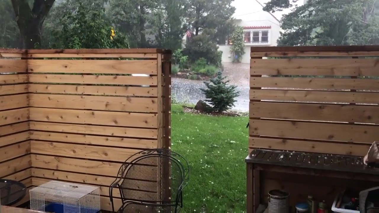Hail in Boulder, CO June 18 2018 - YouTube