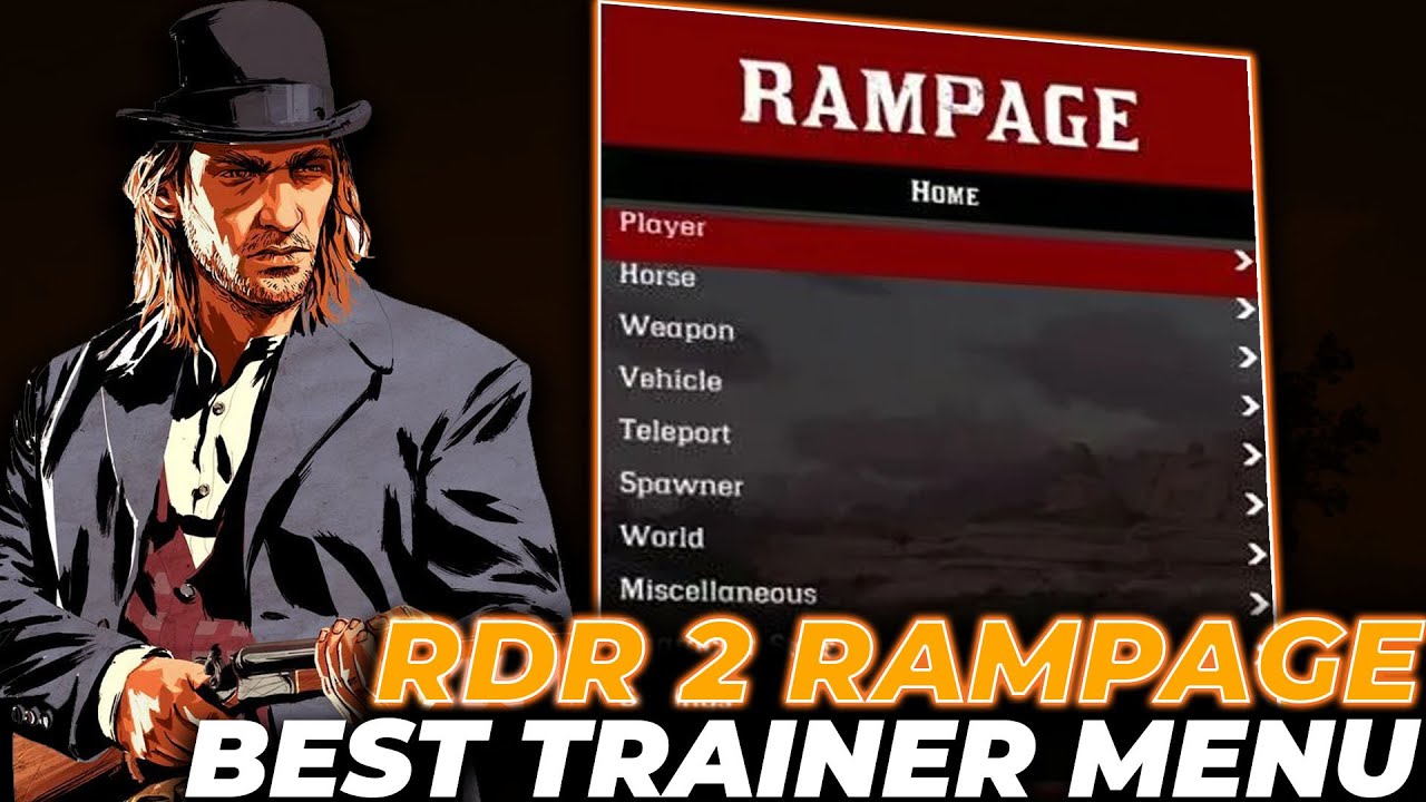 RDR 2 RAMPAGE TRAINER | RDR 2 ULTIMATE MOD: FLYING HORSES, NO WANTED ...