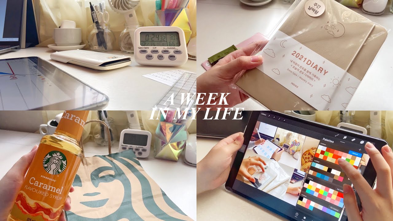 a productive week in my life 📔 • how i edit my thumbnails, shopee 12.12 ...