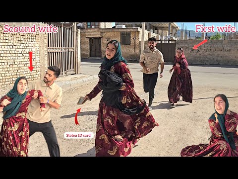 The second wife's failed escape with the stolen ID card from Ahmad and Khadija