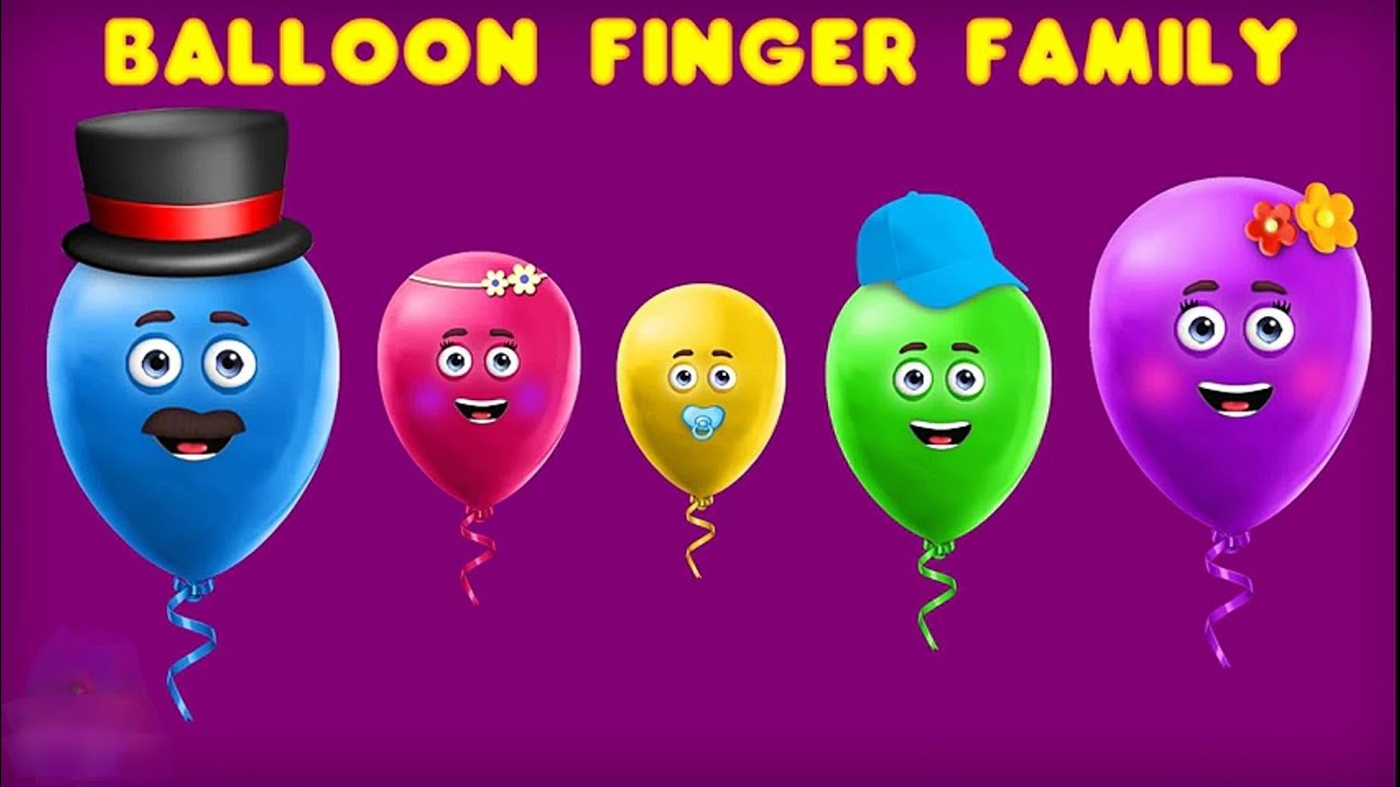 Finger Family Collection | Balloon Finger Family + 9 more Finger Family ...