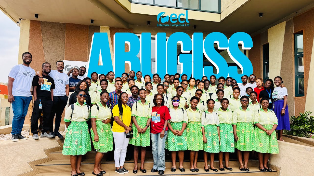 Aburi Girls Students Explore Tech at ECL - YouTube