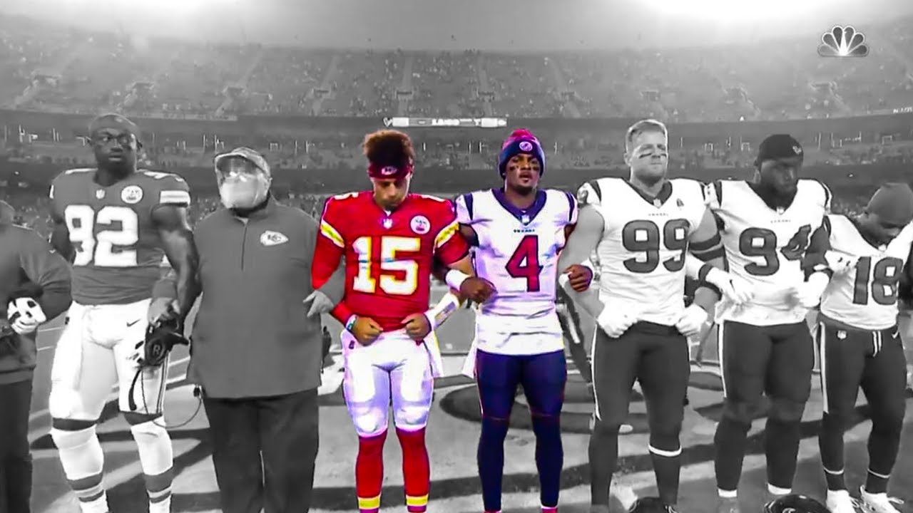 Fans Boo Kansas City Chiefs & Houston Texans Moment of Unity during ...