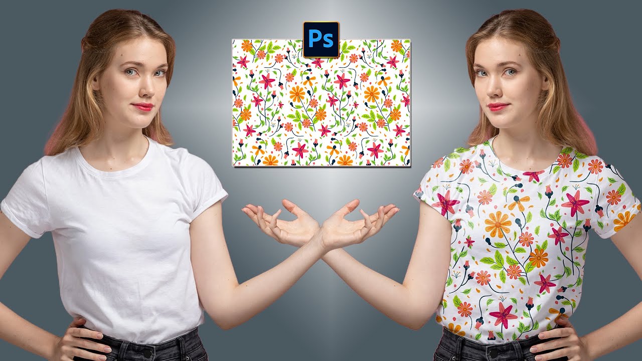 Add Pattern to Clothes in Photoshop | Apply Pattern Tutorial - YouTube
