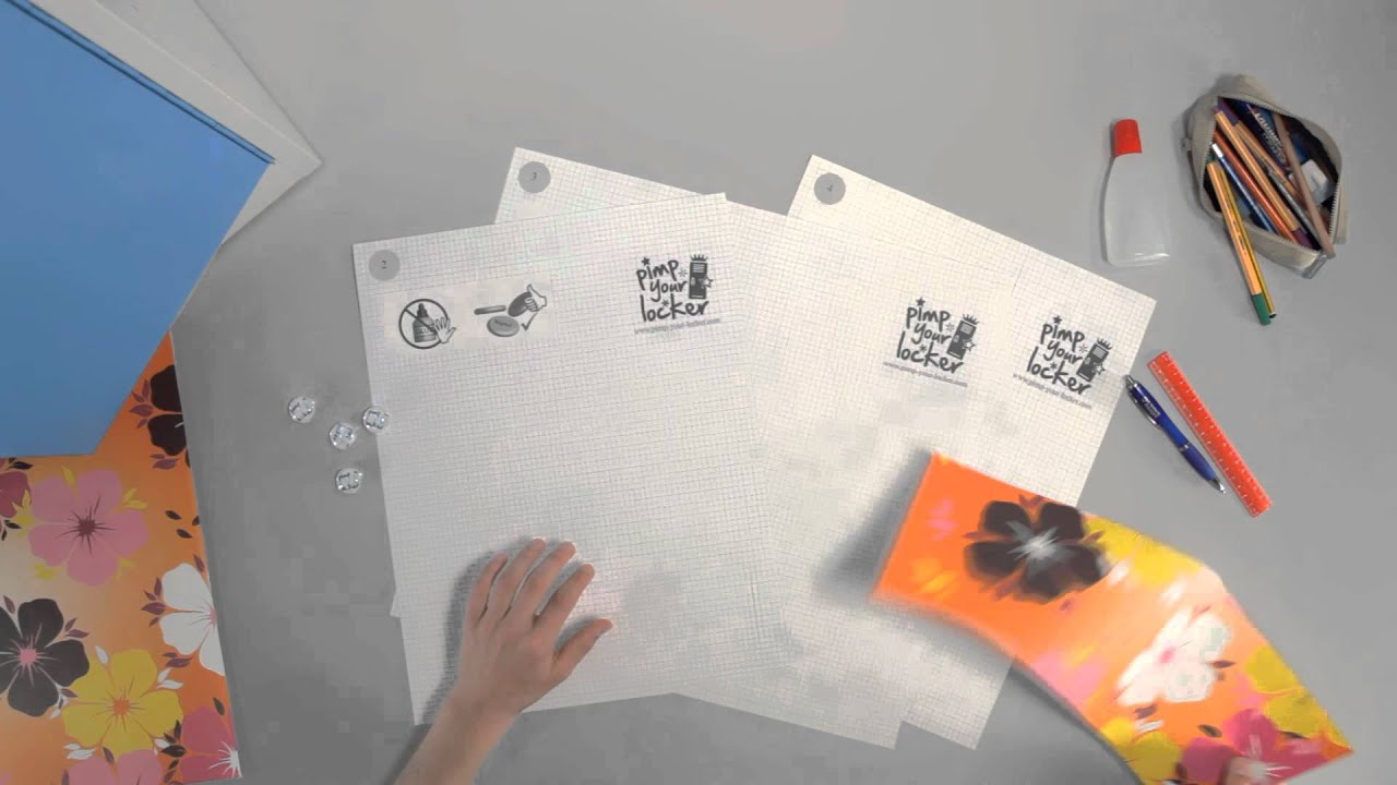 pimp your locker - How to make your wrap! - YouTube