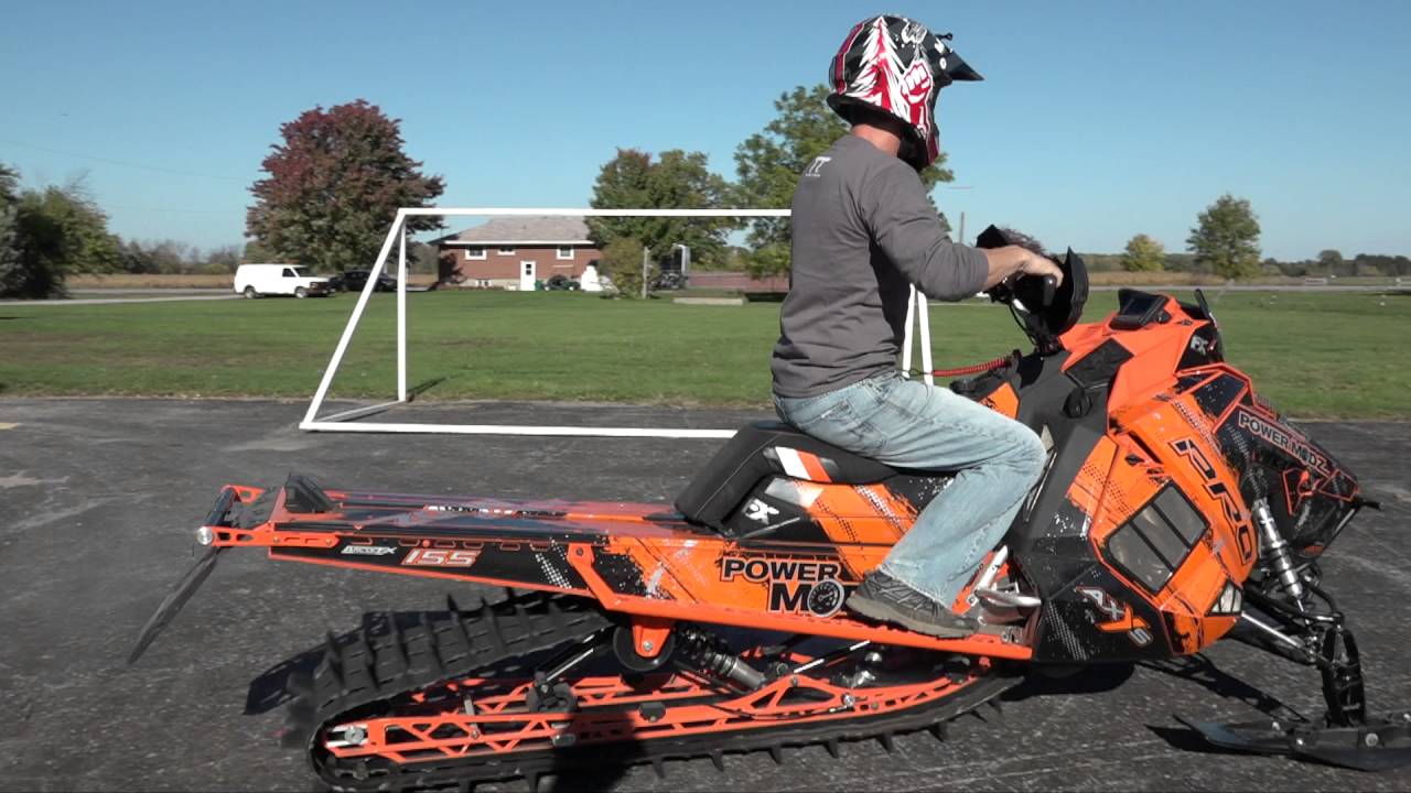 Polaris RMK 800 Turbo sled first start up of the season! - YouTube