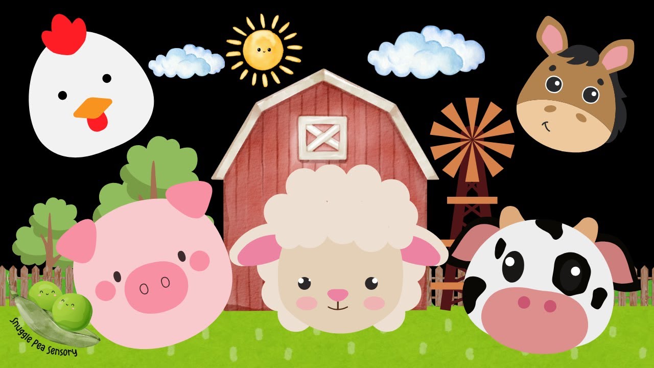 Snuggle Pea Sensory - Farm Animal Fun! - YouTube