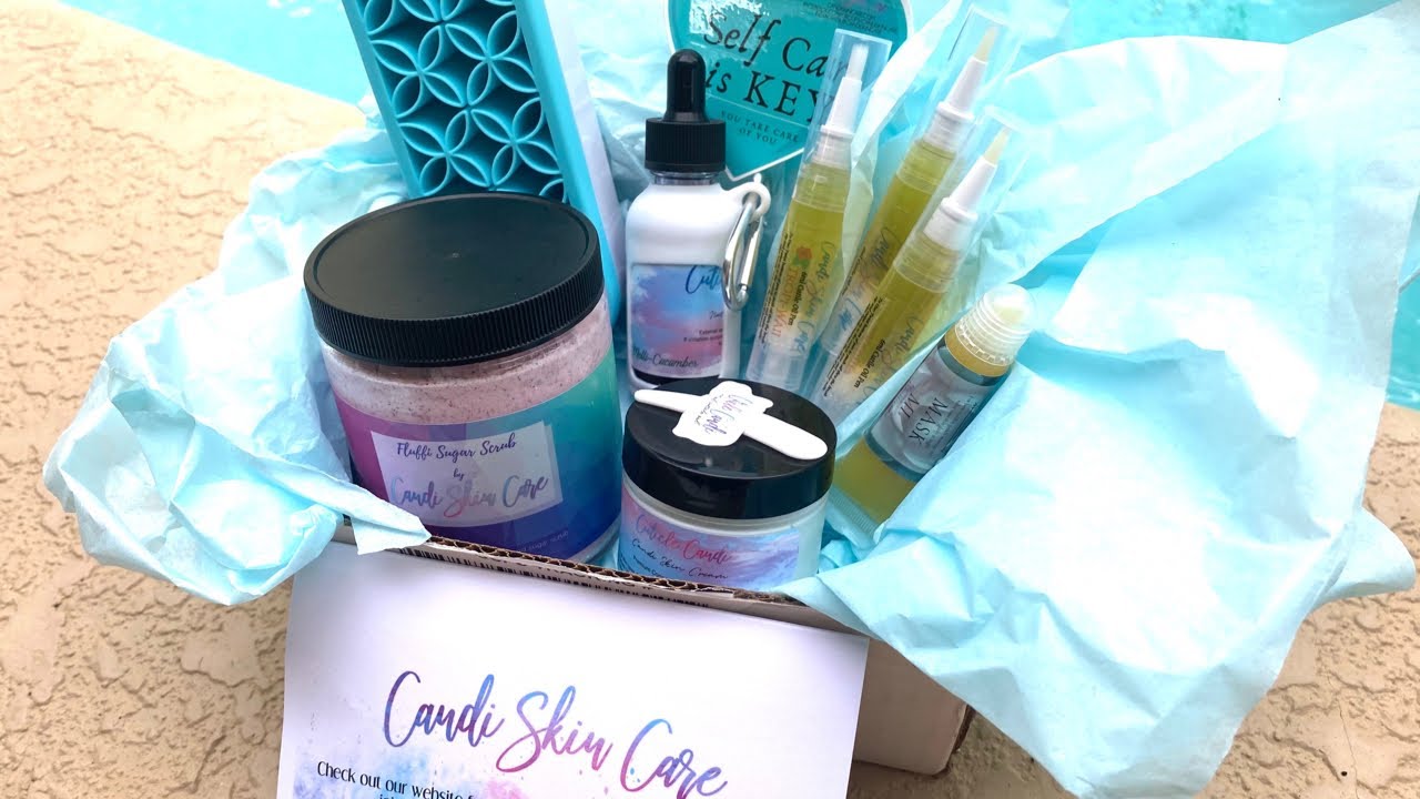 Candi Skin Care Goodies | Cuticle Oil, Fluffi Sugar Scrub, Concentrated ...