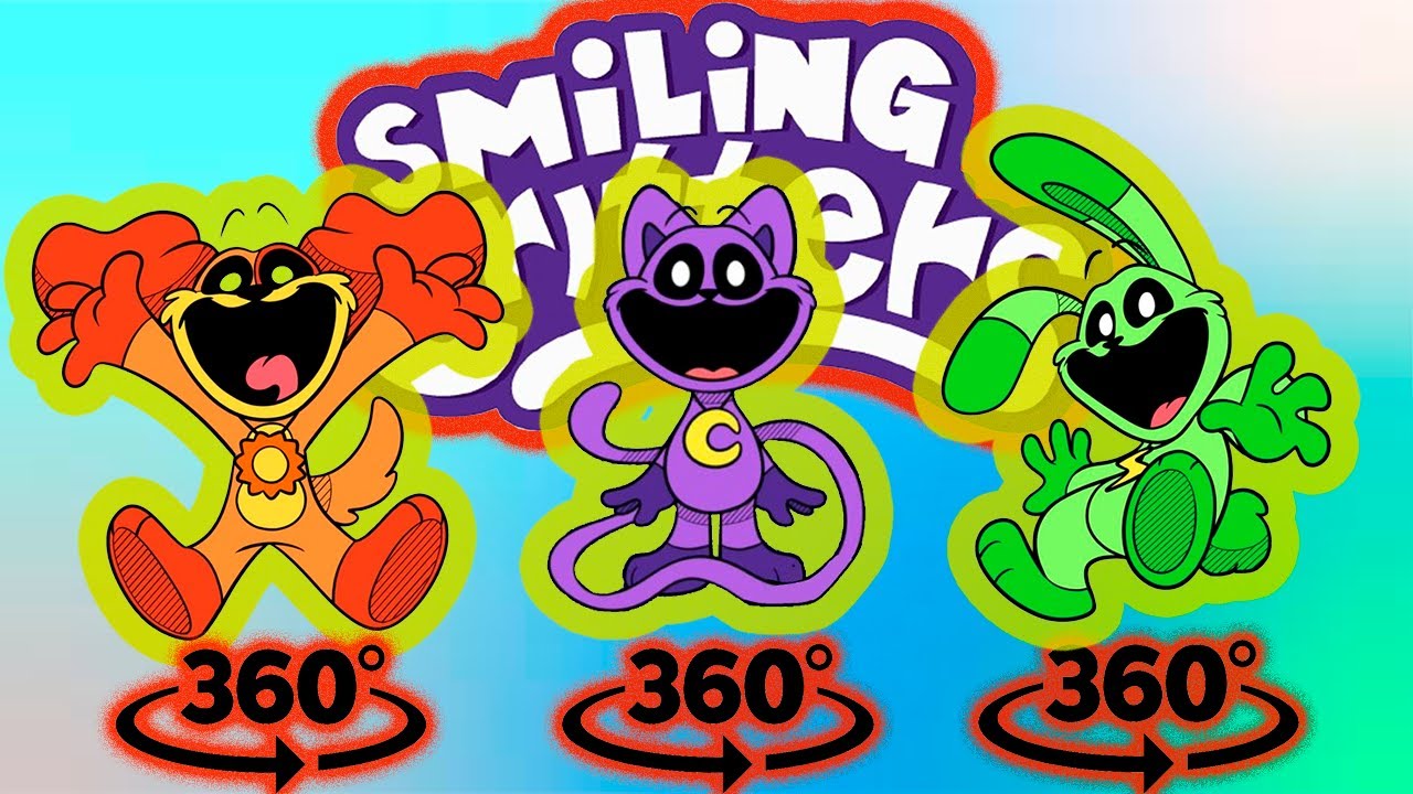 😍360 VR Smiling Critters Pokedance - YouTube