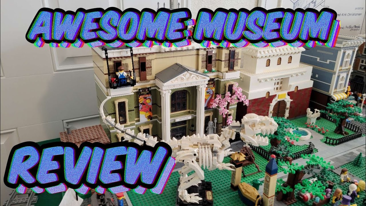LEGO MOC Natural History Museum Modular UPGRADE and Review With Outdoor ...