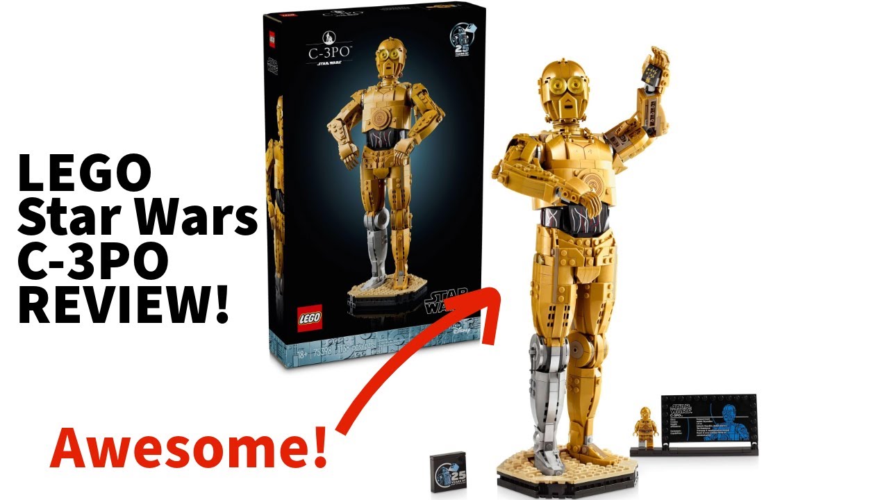 LEGO Star Wars C3PO REVIEW! Set 75398 - YouTube