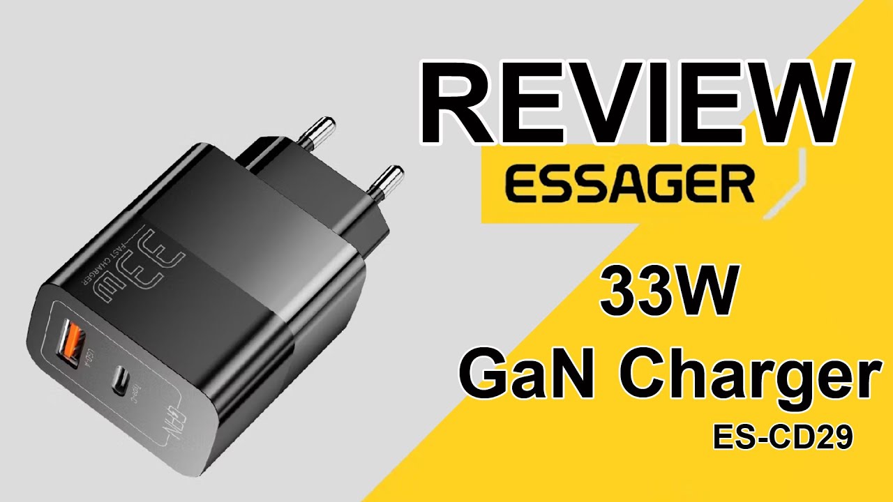 Essager 33W GaN Charger Review - YouTube