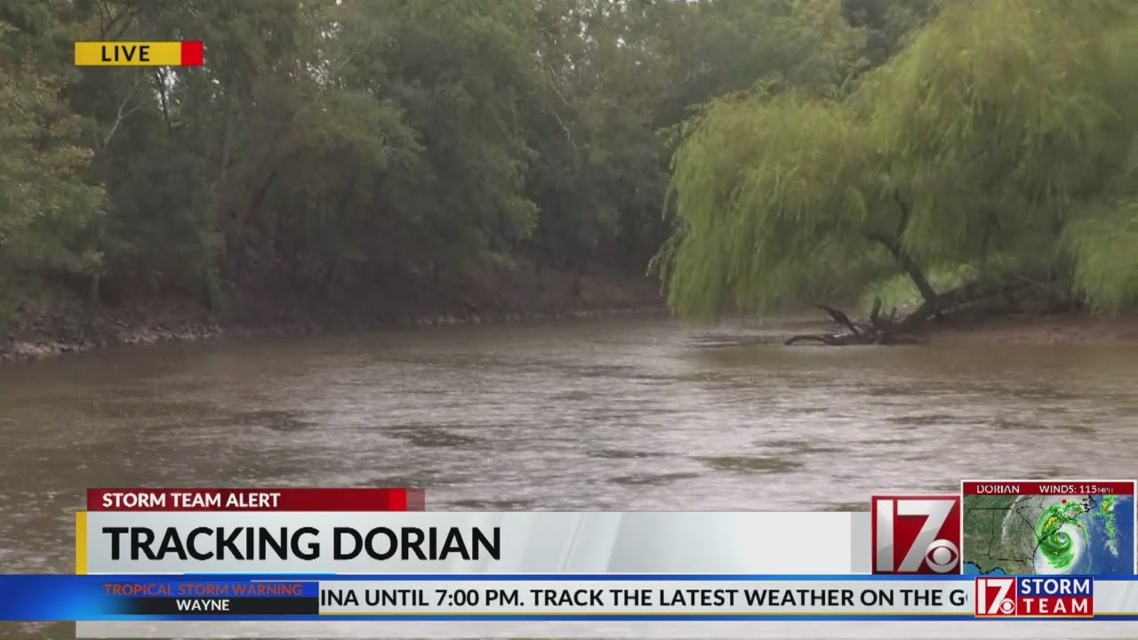 Fingers crossed in Wayne County as Hurricane Dorian approaches - YouTube
