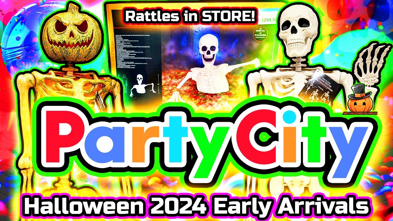 👻 Party City Halloween 2024 Sneak Peek In Store - Halloween Decor - Rattles - Code Orange 2024 🎃 ...
