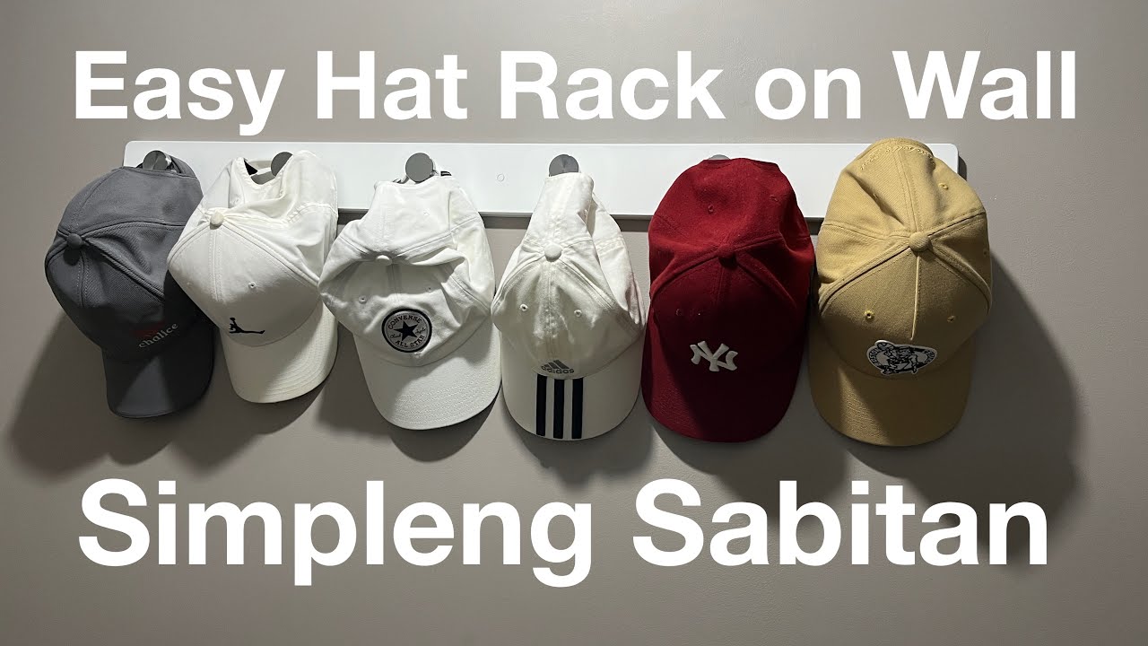 Easy Hat Rack / Simpleng paraan paggawa ng sabitan ng Sumbrero - YouTube