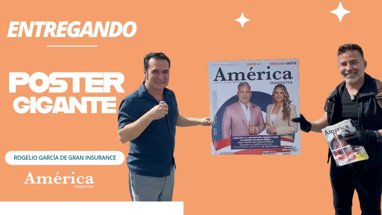 Entregando Nuestro Poster Portada a Gran Insurance - YouTube