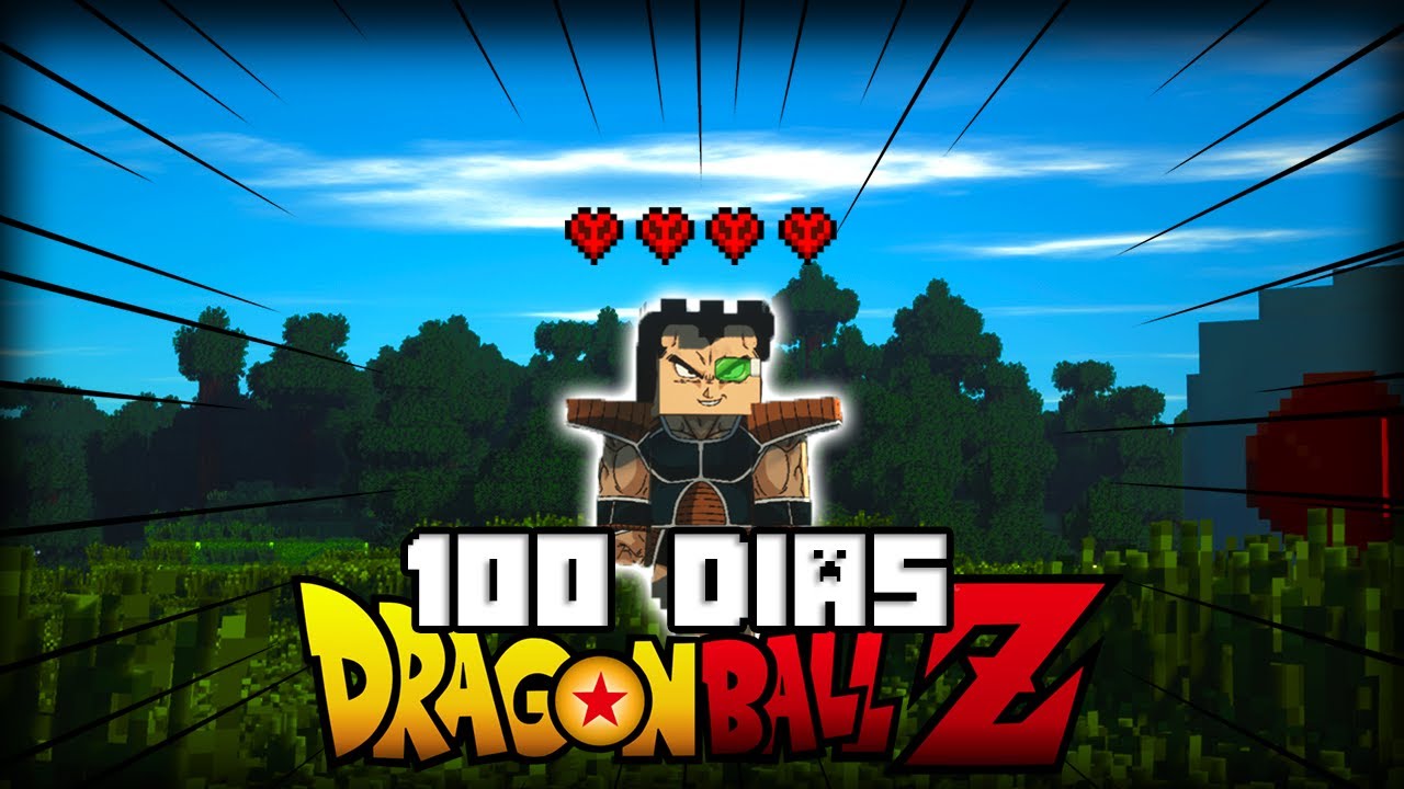 PASÉ 100 Días en Minecraft DRAGON BALL Z || Dragon Block C (Dragon Ball ...
