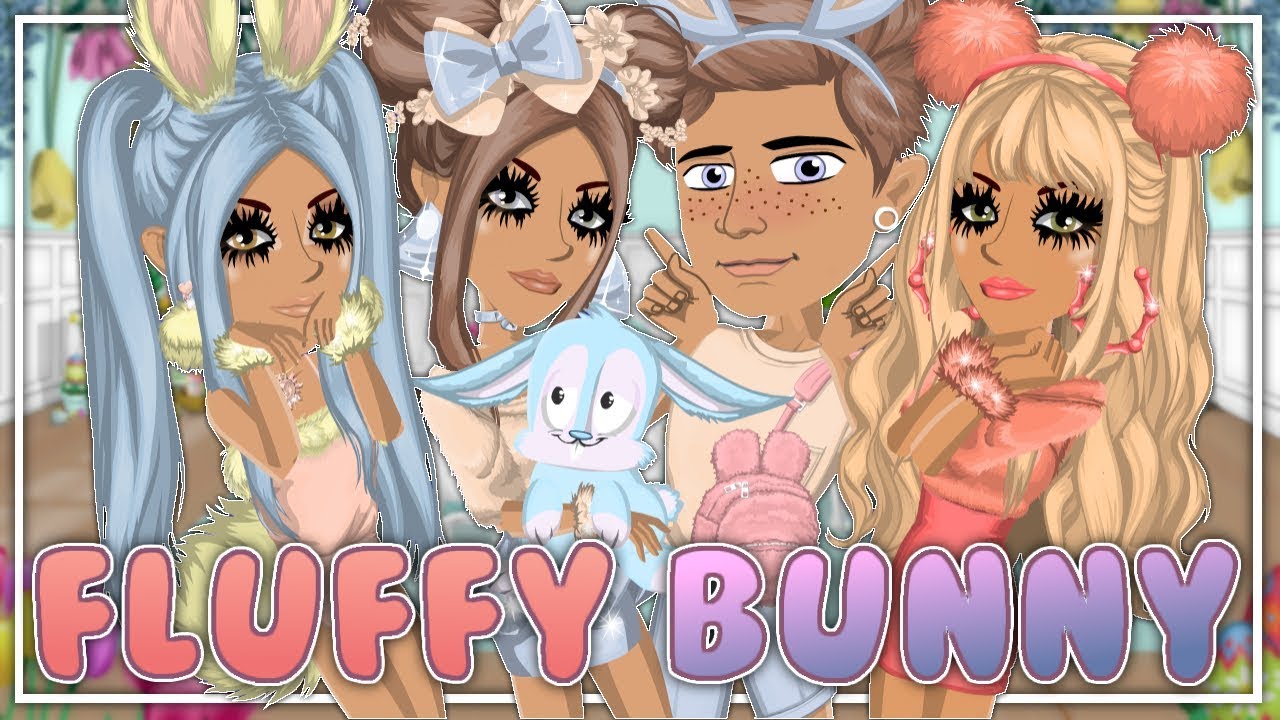 FLUFFY BUNNY Theme | Happy easter sisters💙 / Msp - YouTube